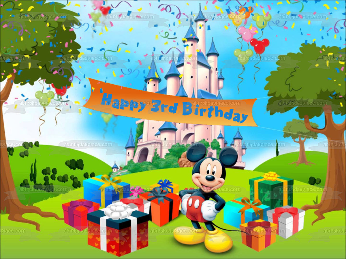 Happy 3rd Birthday Mickey Mouse