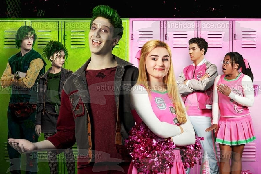 Zombies Zed Addison Bucky Eliza Bree and Zoe Edible Cake Topper Image ...