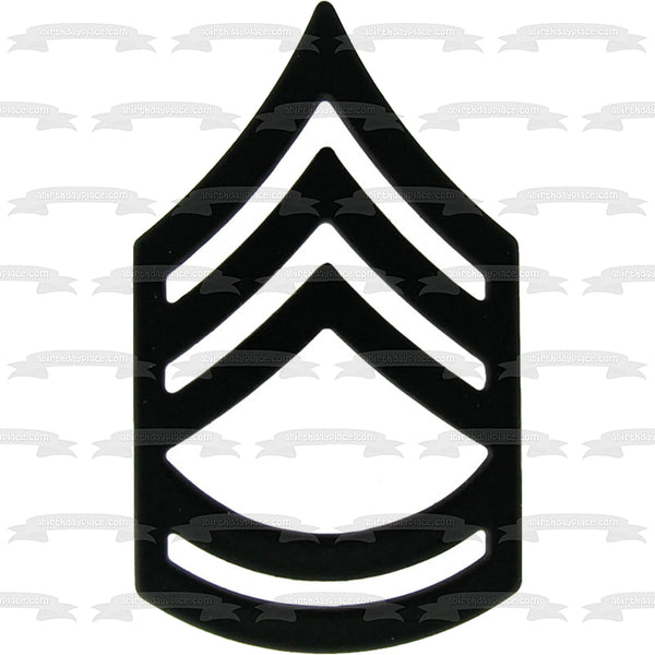 United States Army Sergeant Rank Logo Edible Cake Topper Image ABPID09 ...