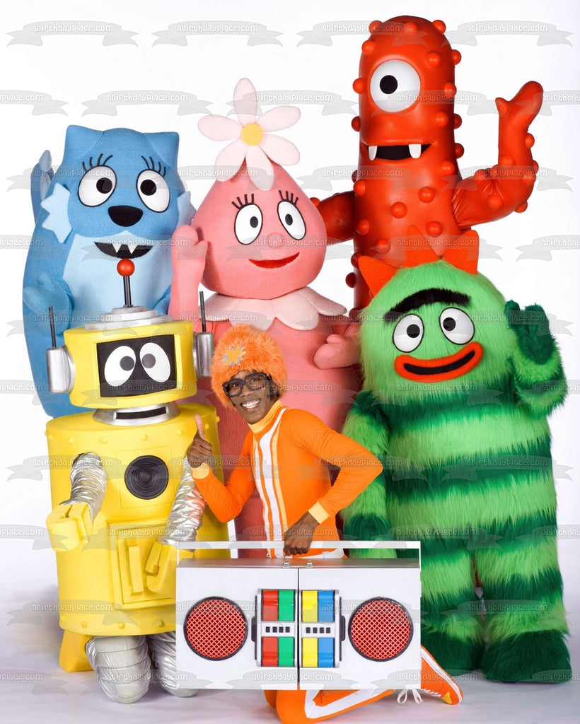 Yo Gabba Gabba Muno Foofa Brobee Toodee Plex
