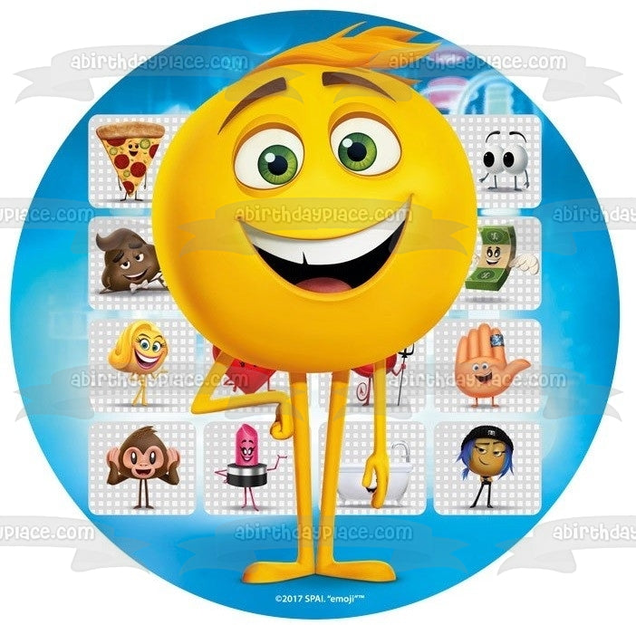 The Emoji Movie Surtido Emojis Poo Pizza Gene Jailbreak Hi-5 Mary Meh ...