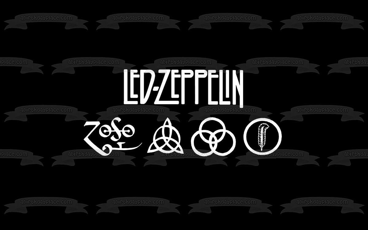 Led Zeppelin Planet Rock Album Cover Edible Cake Topper Image ABPID268 ...