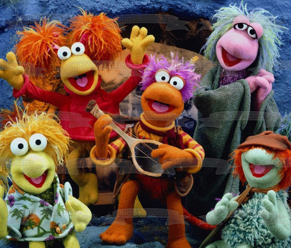 Fraggle Rock Red Fraggle Boober Gobo Fraggle Monkey Fraggle Side Butto ...