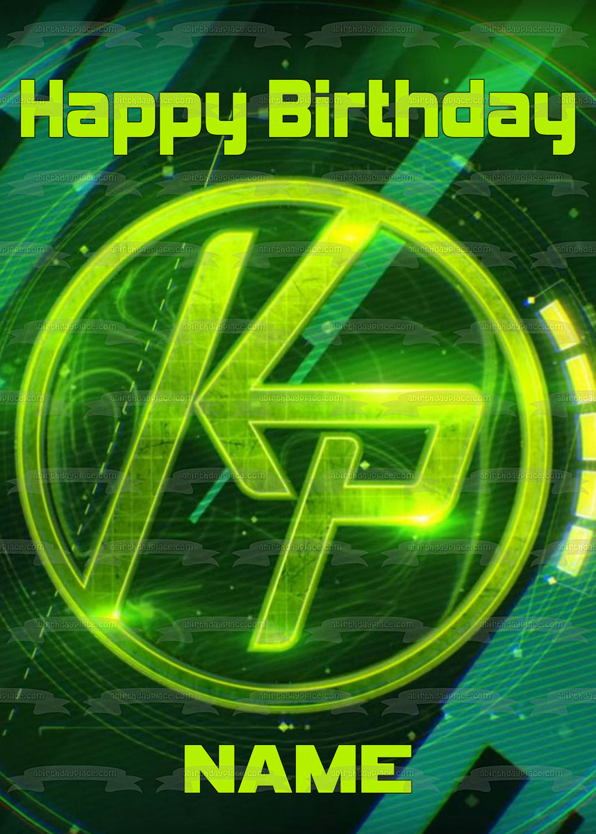 Kim Possible Kp Symbol Disney Personalized Name Edible Cake Topper Ima ...