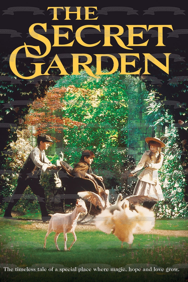 The Secret Garden Movie Poster Mary Lennox Colin Craven Edible Cake To ...