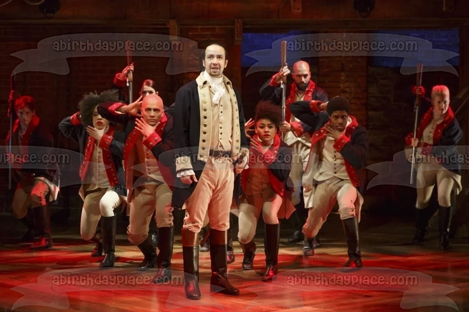Hamilton Musical George Washington Alexander Hamilton Edible Cake Topp ...