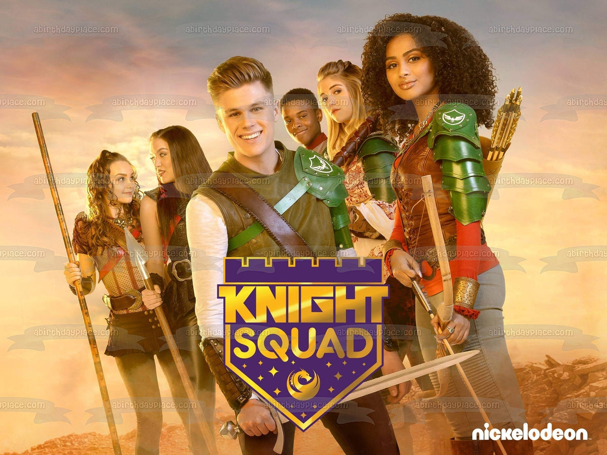 Knight Squad Ciara Arc Sage Buttercup Warwick Prudence Edible Cake Top ...