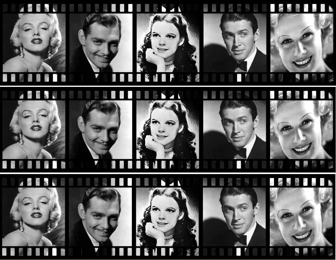 Black And White Movie Stars