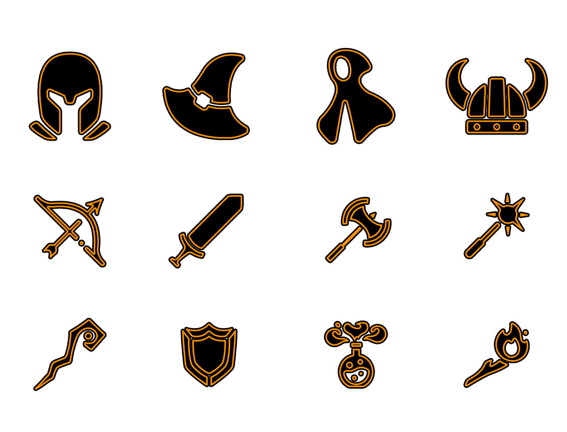 Dungeons and Dragons RPG Icons Dnd Edible Cupcake Topper Images ABPID5 ...