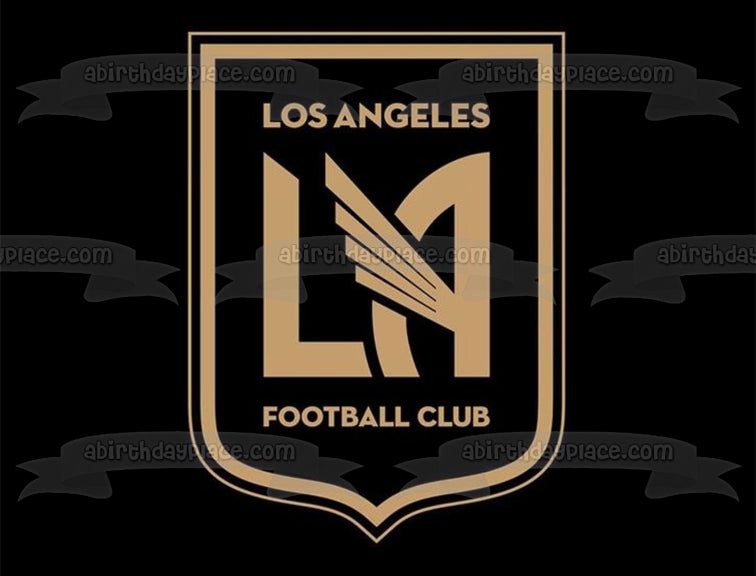 Los Angeles Football Club Lafc Soccer Team Logo Edible Cake Topper Ima ...