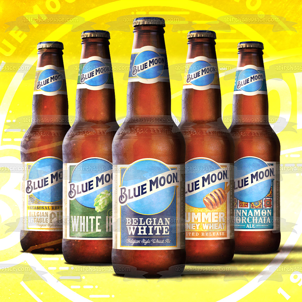 Blue Moon Beer Bottle