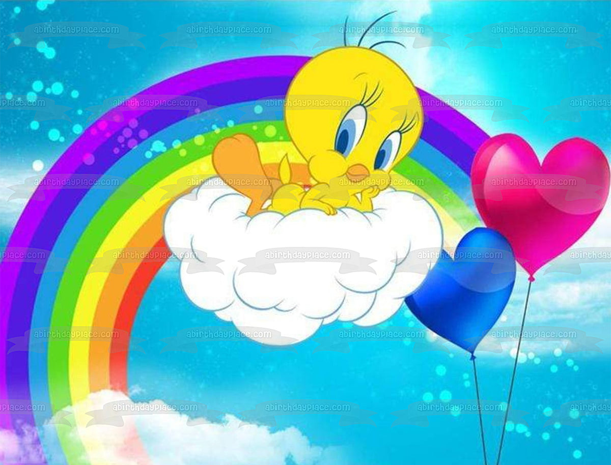 Tweety Bird Holding A Heart