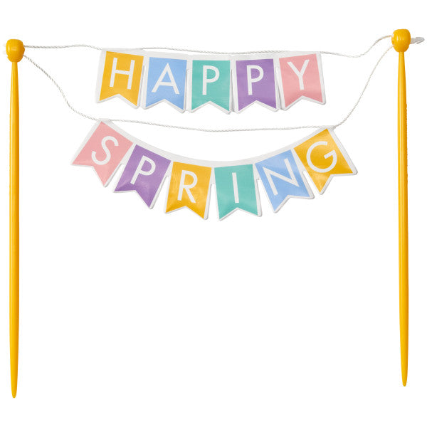 Happy Spring Banner Clip Art